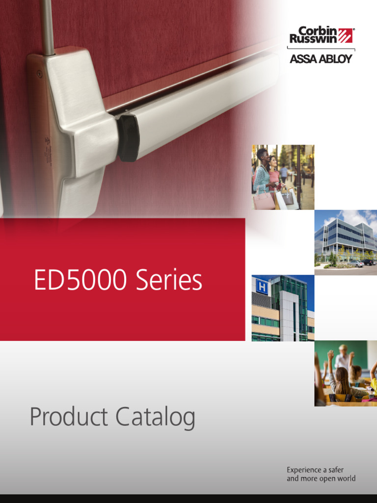 Corbin Russwin ED5000 Series Exit Device Catalog | PDF