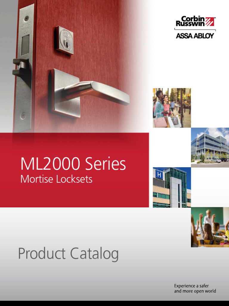 Corbin Russwin ML2000 Series Mortise Locks Catalog | PDF