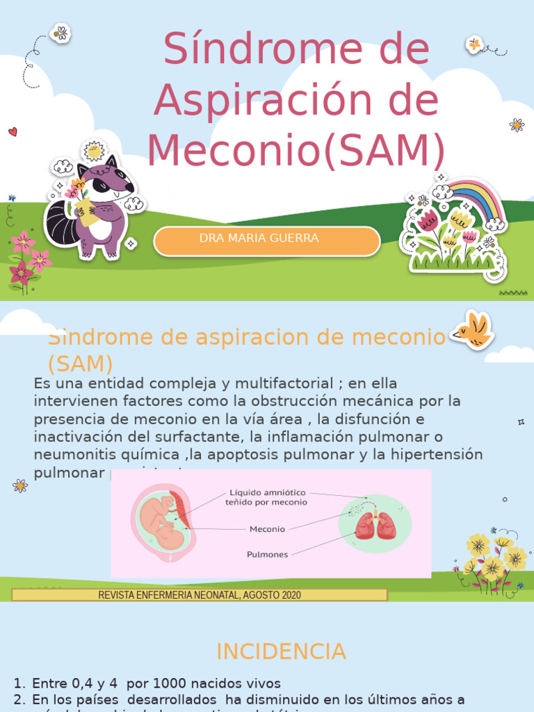 Sindromedeaspiracion de Meconio | PDF