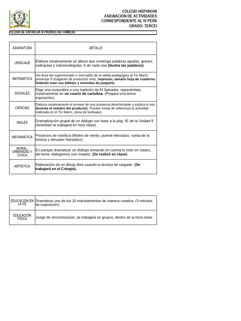 Integradoras Iv Periodo | PDF