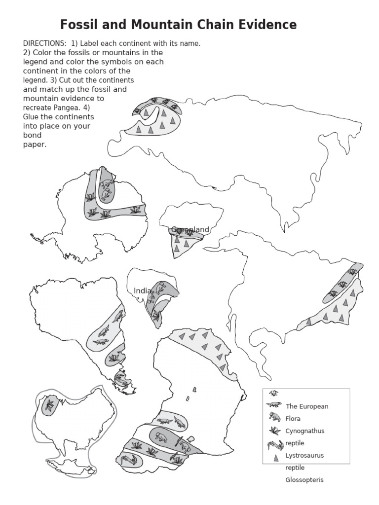 Continental Drift Theory Jigsaw Puzzle | PDF