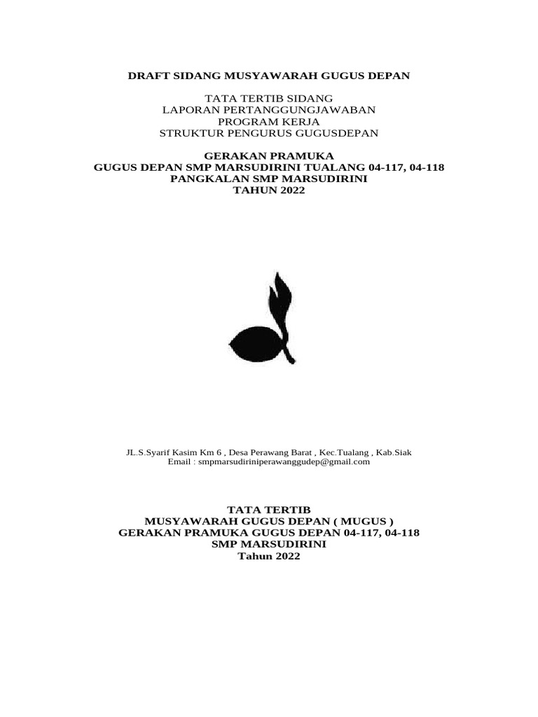 Draft Sidang Mugus | PDF