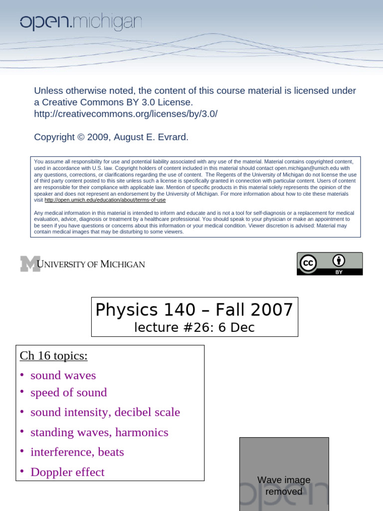 Physics140 f07 Lecture26 | PDF