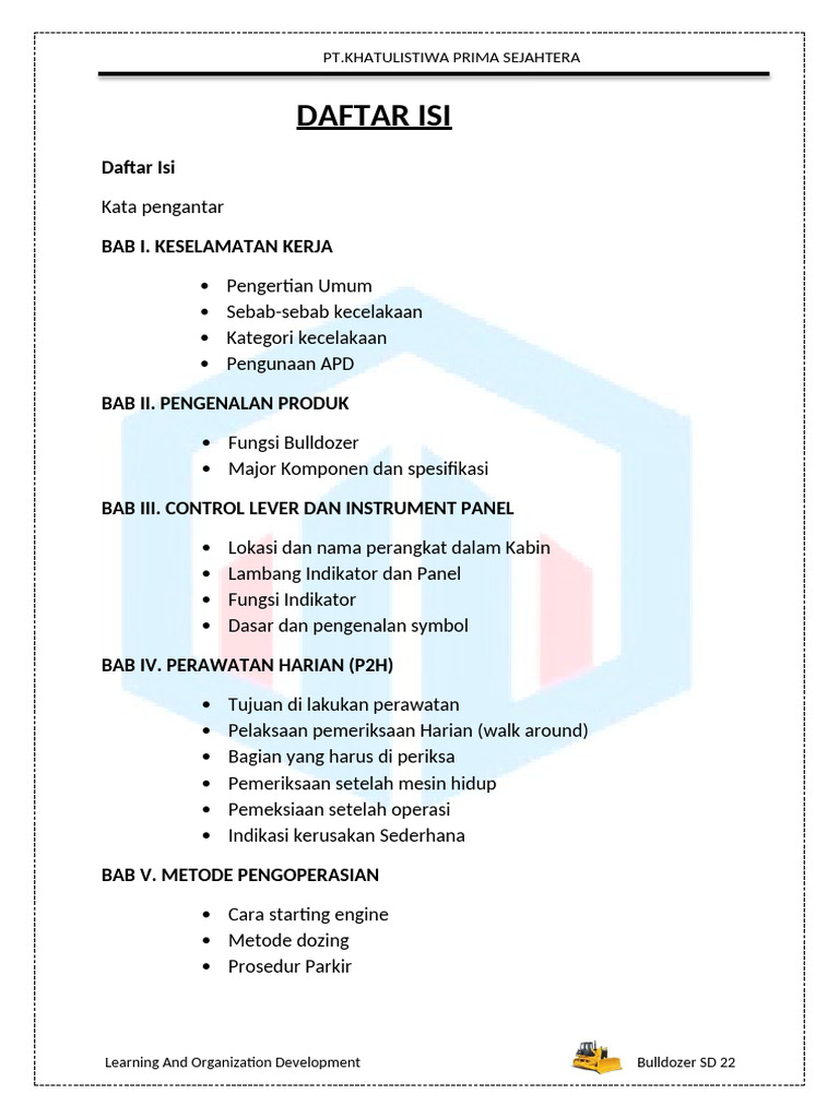Daftar Isi | PDF