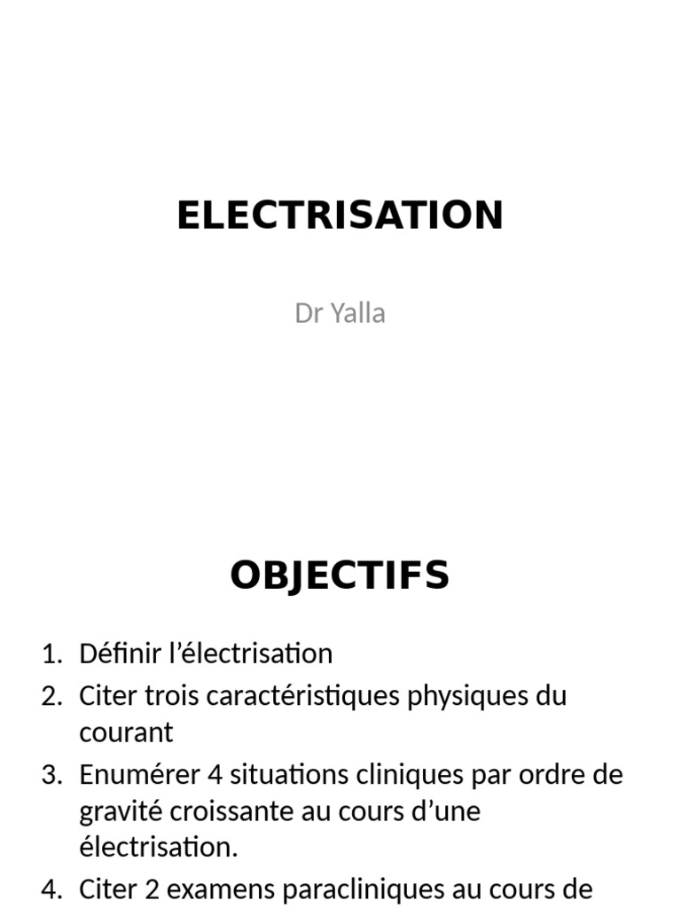 Electrisation | PDF