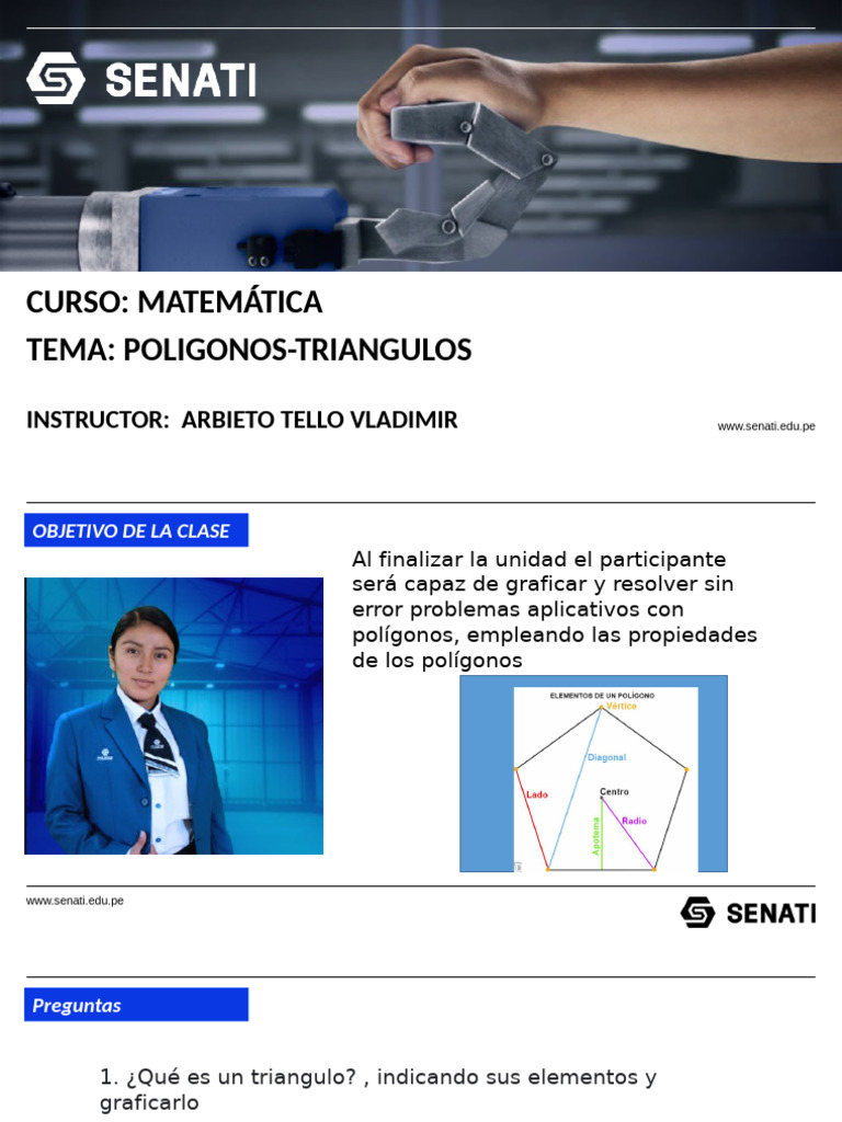 UNIDAD 11 POLÍGONOS .2 - Triángulos - Cuadriláteros - 1 | PDF
