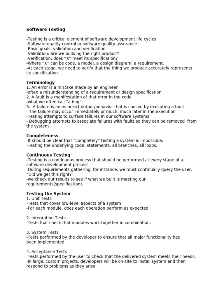 Software Testing | PDF