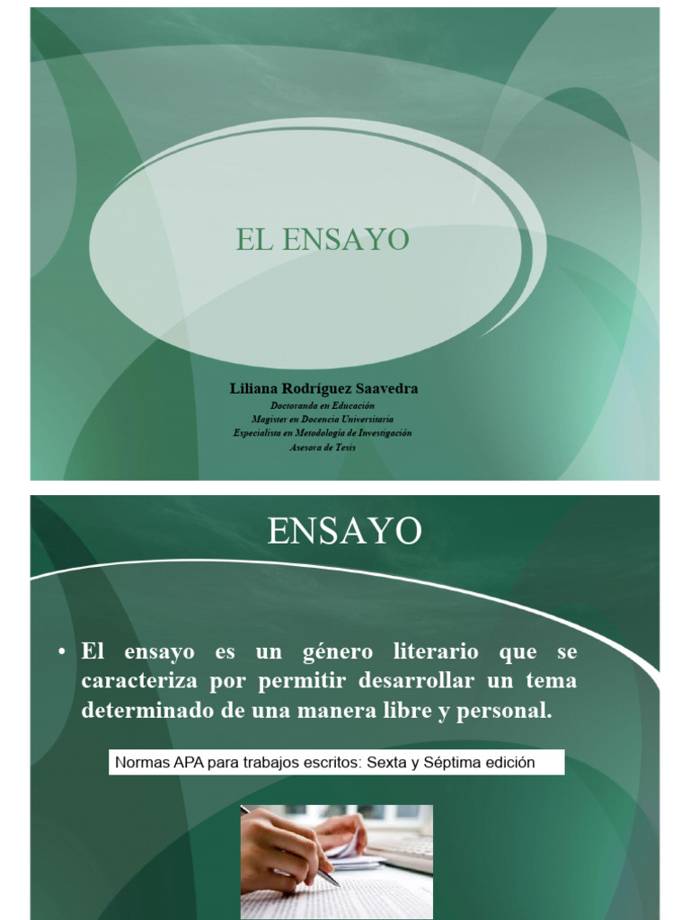 Ensayo | PDF