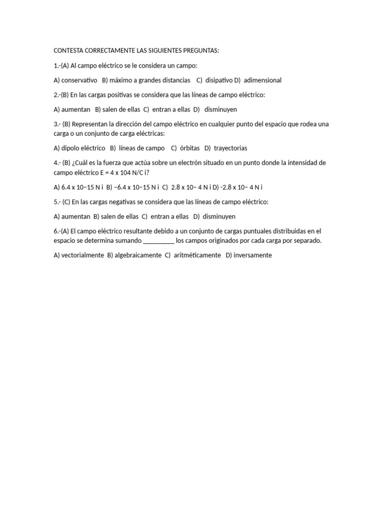 Cuestionario 3 | PDF