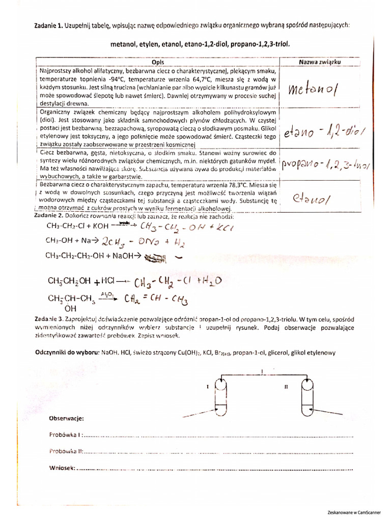 Zadania chemia | PDF