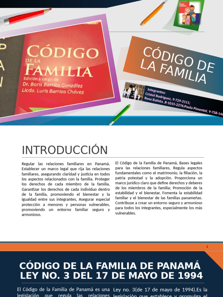 Código de La Familia-Con 10 Diapositivas | PDF