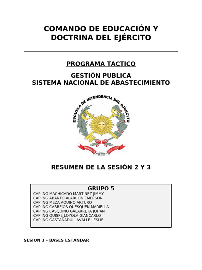 Resumen S3 Grupo 5 | PDF