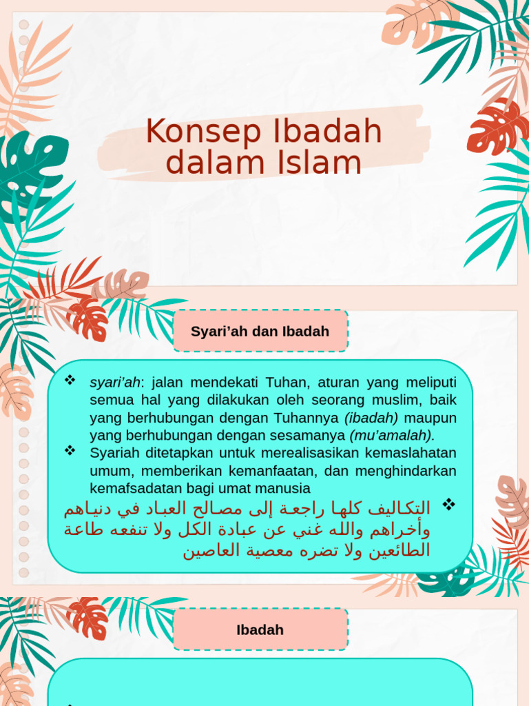 Konsep Ibadah Dalam Islam | PDF