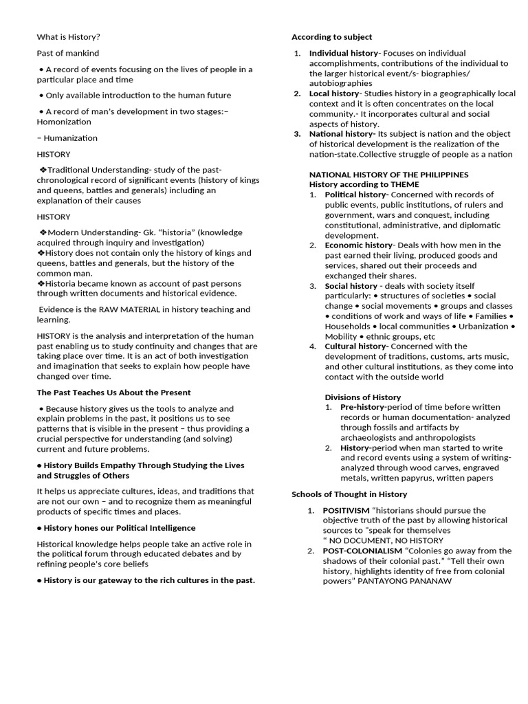 What Is History | PDF