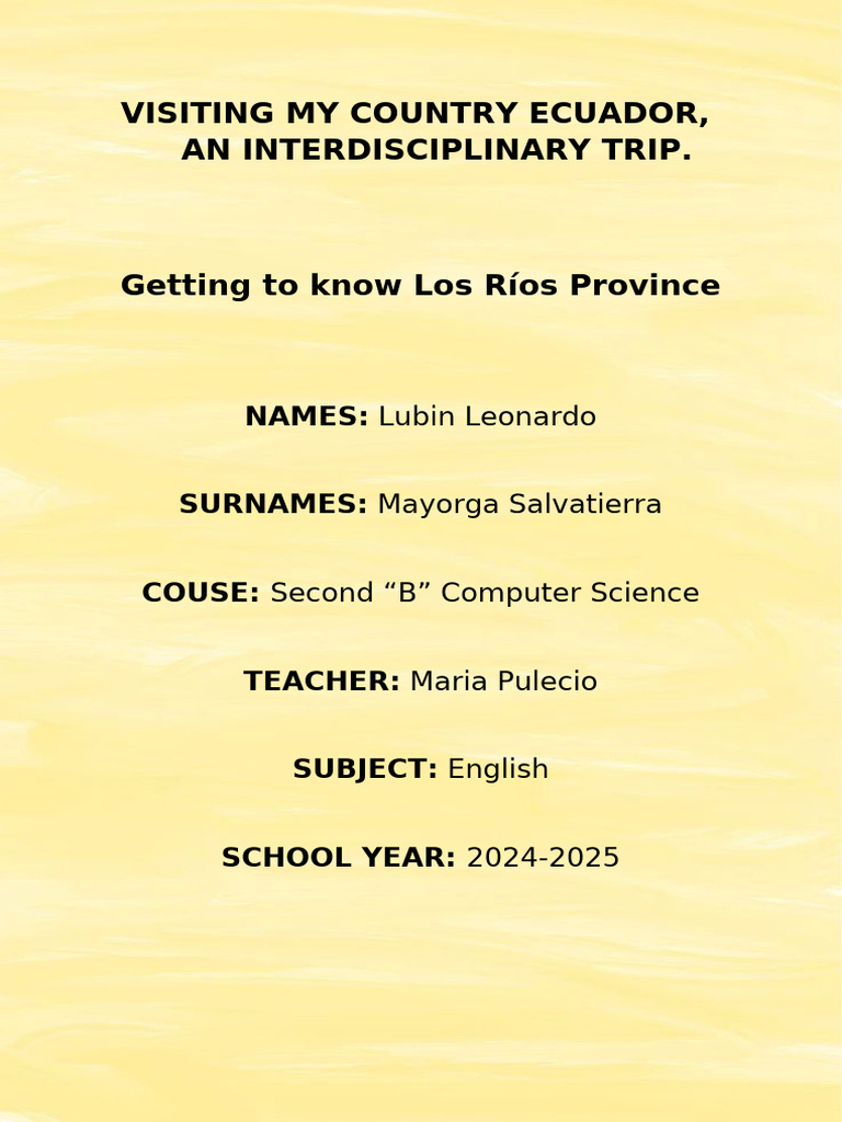 Mi Proyecto Ingles | PDF