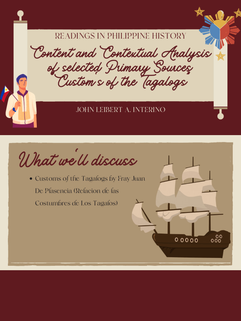Tagalog Customs and History | PDF | Philippines
