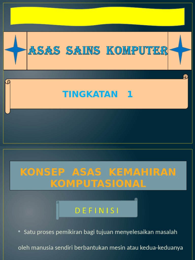 Bab 1 Konsep Asas | PDF