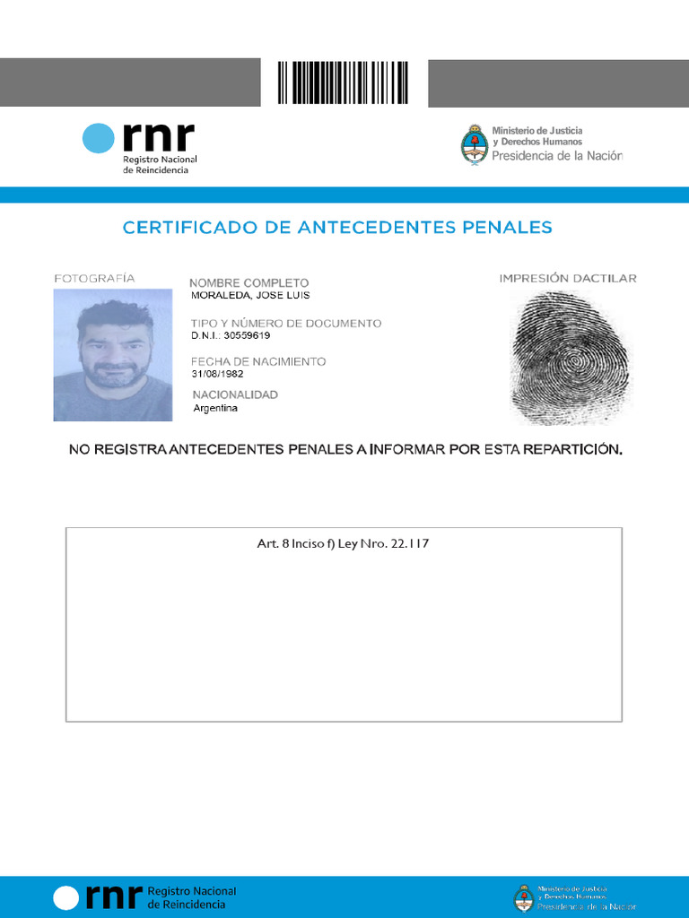 Antecedentes Moraleda Jose Luis | PDF