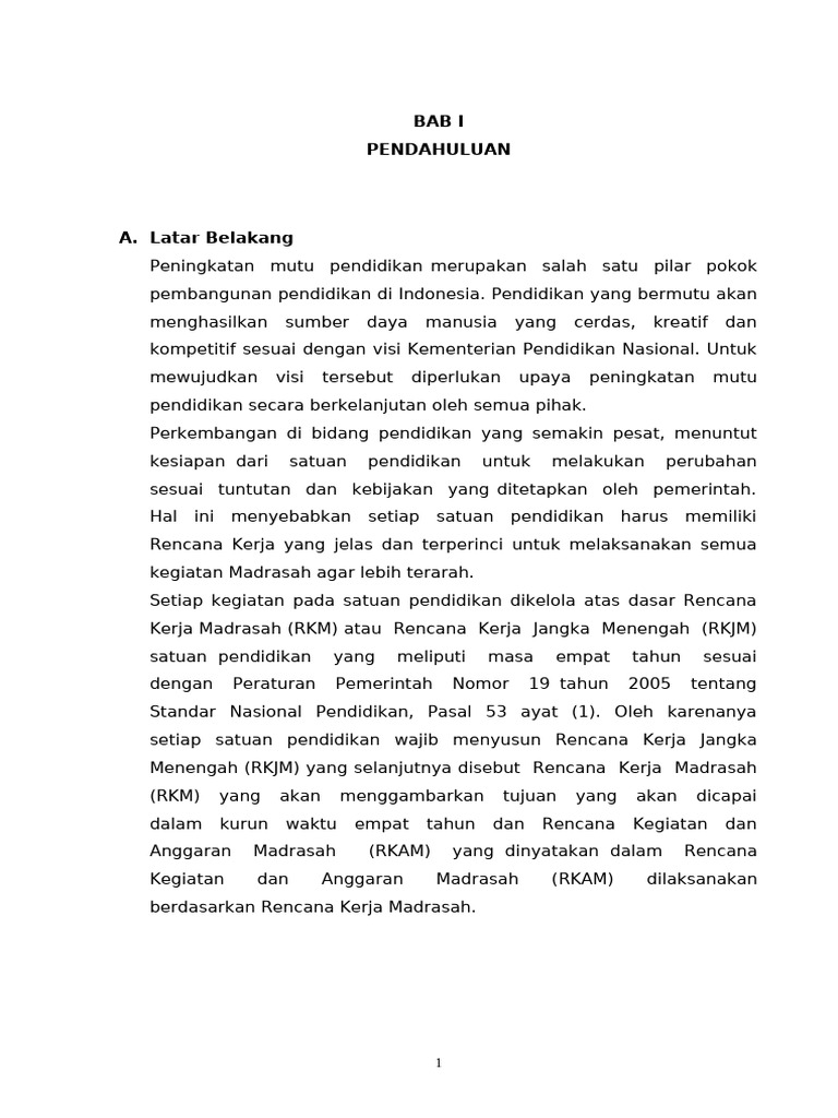 Laporan RKM 2017-2020 | PDF