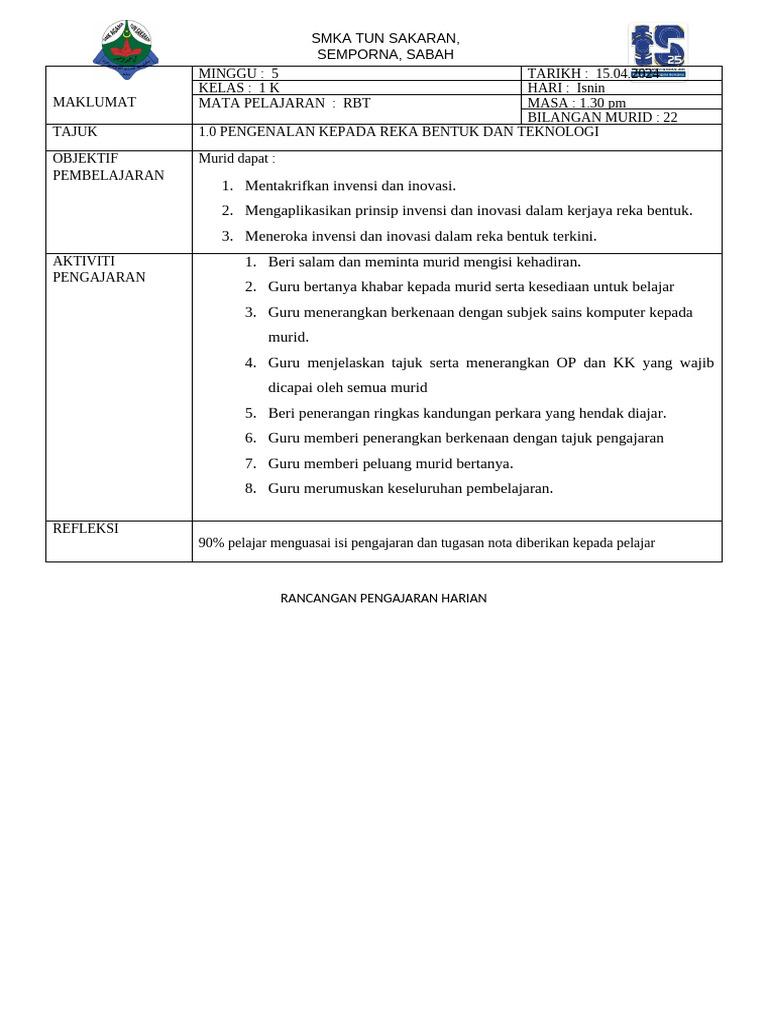 Minggu 5 RBT T1 | PDF