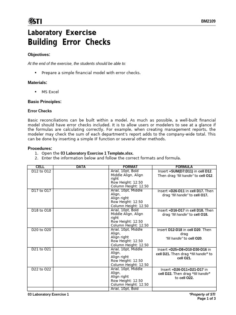 03 Laboratory Exercise 1 | PDF