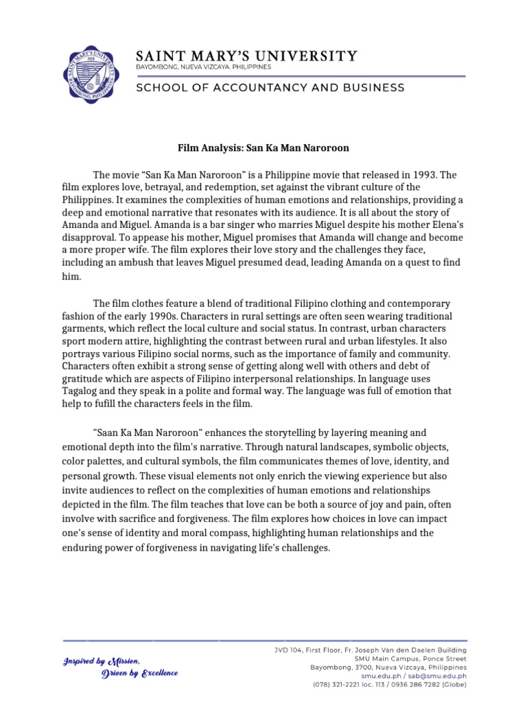 Film Analysis | PDF