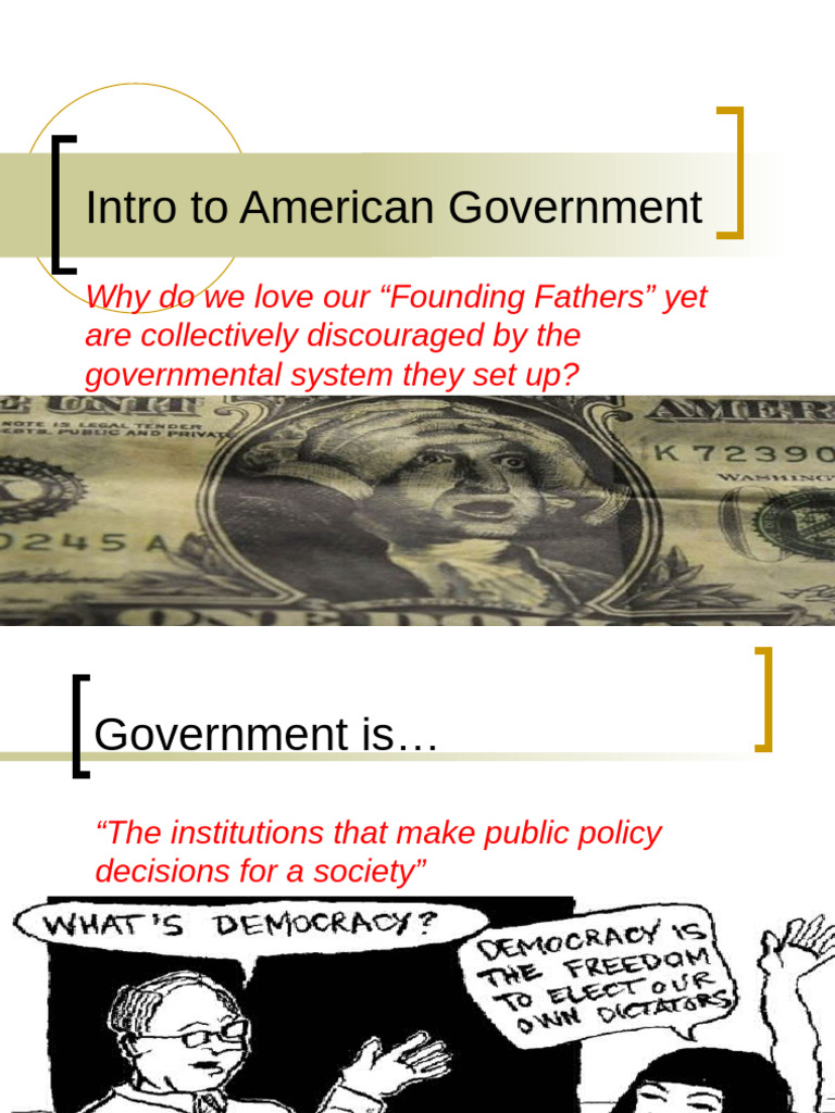 1 Intro To American Government | PDF