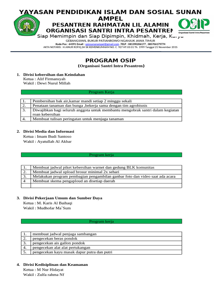 Program OSIP | PDF | Sharia | Career & Growth