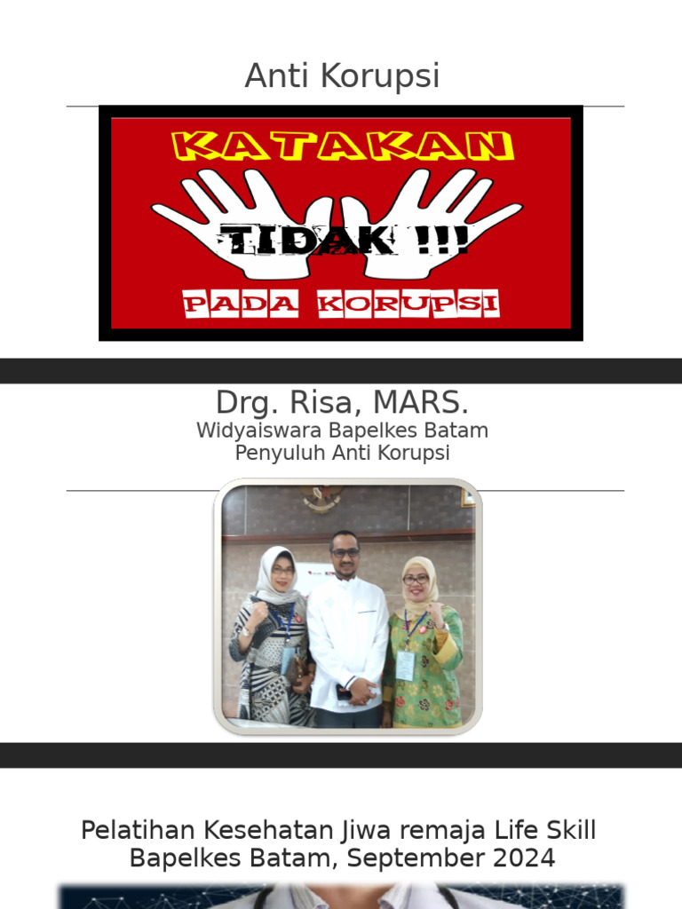 1. PPT Pel. Keswa Life Skill Drg. Risa | PDF