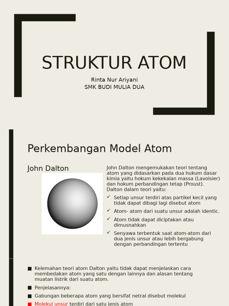 Struktur atom | PDF