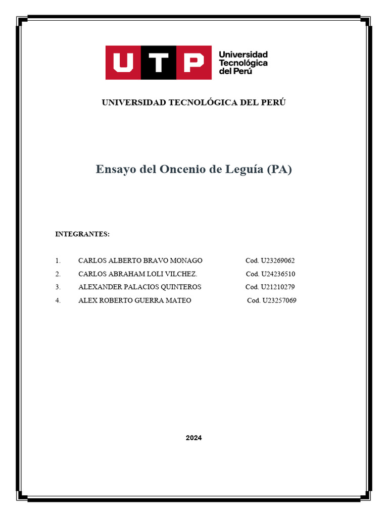 ?(AC - S04) Semana 04 - Tarea_Ensayo del oncenio de Leguía (PA) | PDF