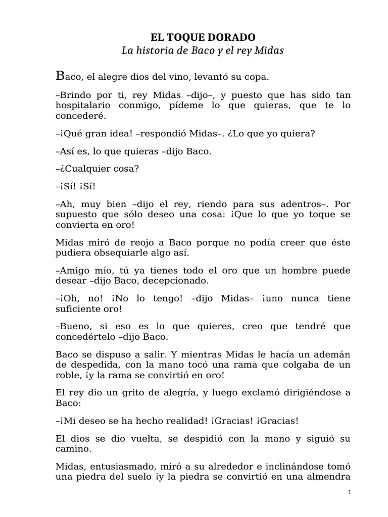 El Toque Dorado | PDF