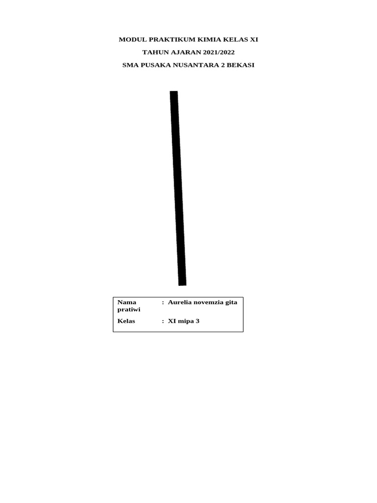MODUL PRAKTIKUM KIMIA KELAS XI Indikator Alami | PDF