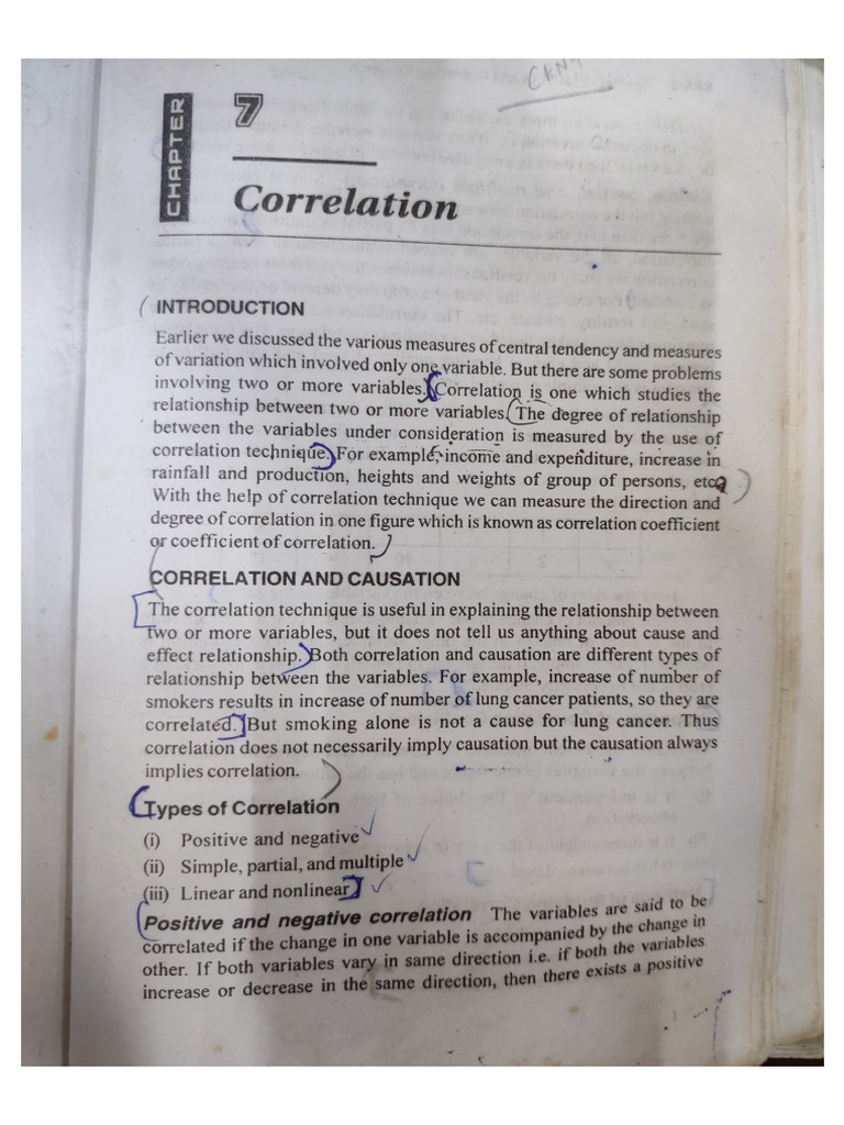 Karl Pearson & Spearman Rank Correlation | PDF