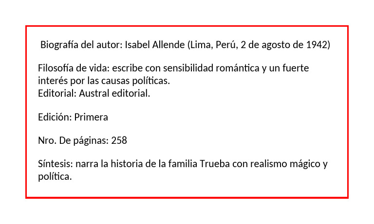 Biografía Del Autor | PDF