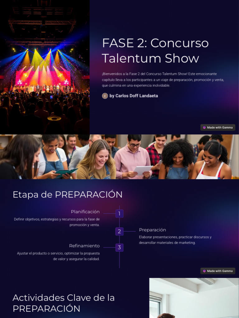 FASE 2 Concurso Talentum Show | PDF