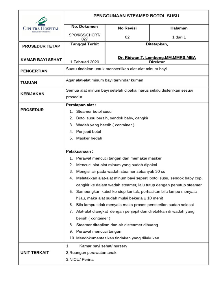 27.kbs-Steamer Botol Susu | PDF