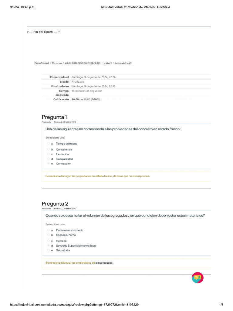 Av2 - Tecnología Del Concreto | PDF