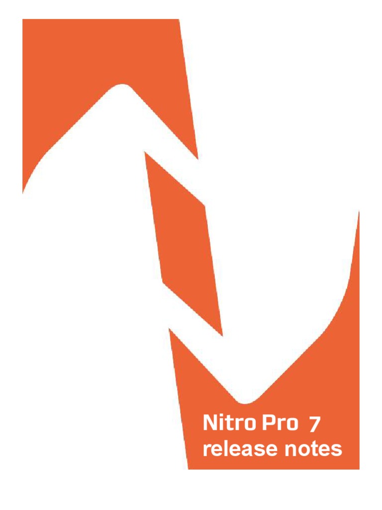 Nitro Pro 7 | PDF | Portable Document Format | Microsoft Windows
