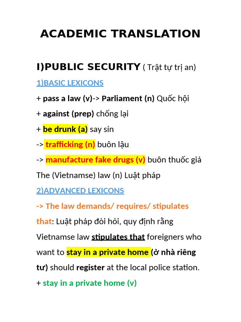 Academic Translation | PDF