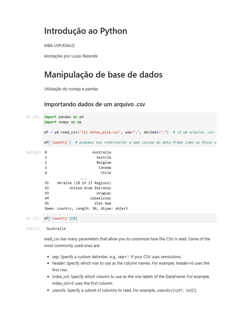 Introdução Ao Python - v1 | PDF