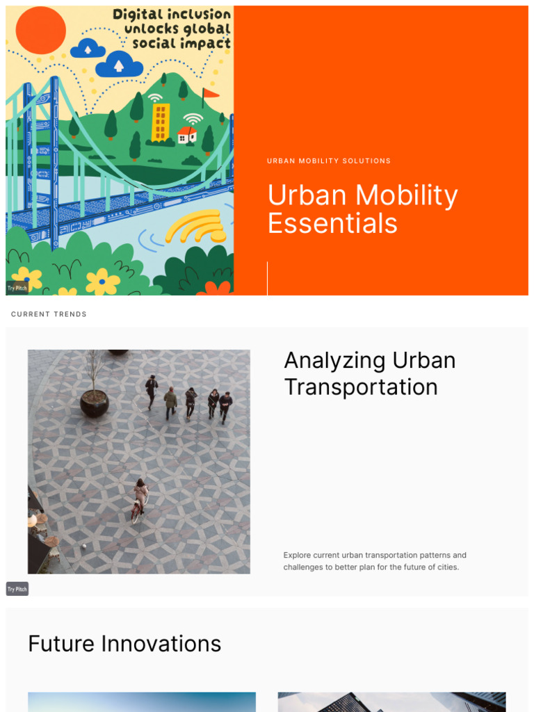 AI · Urban Mobility Essentials | PDF