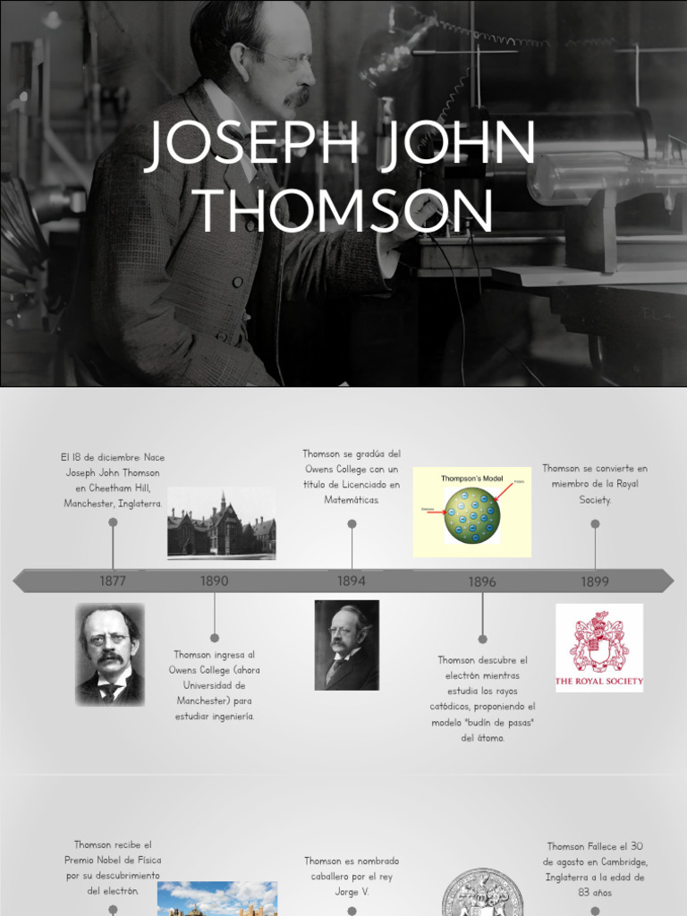 Joseph J. Thomson | PDF