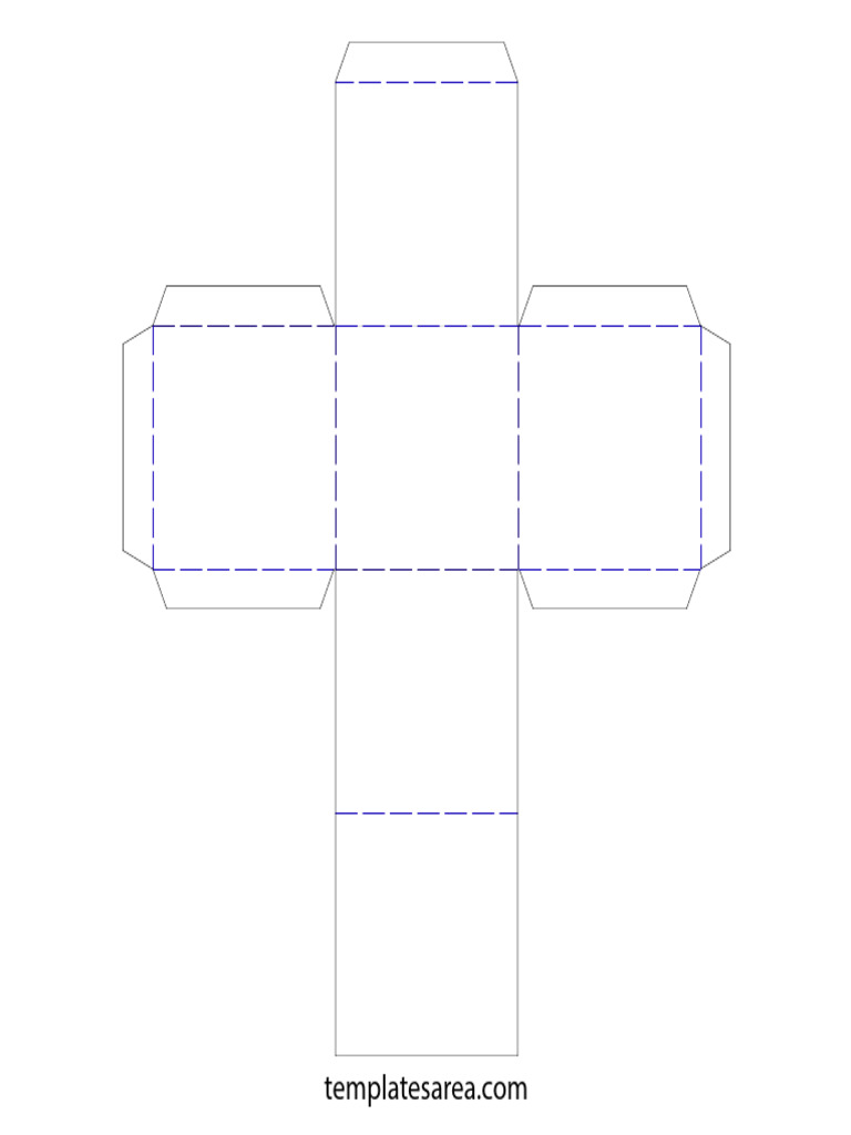 Printable 3d Paper Cube Template | PDF