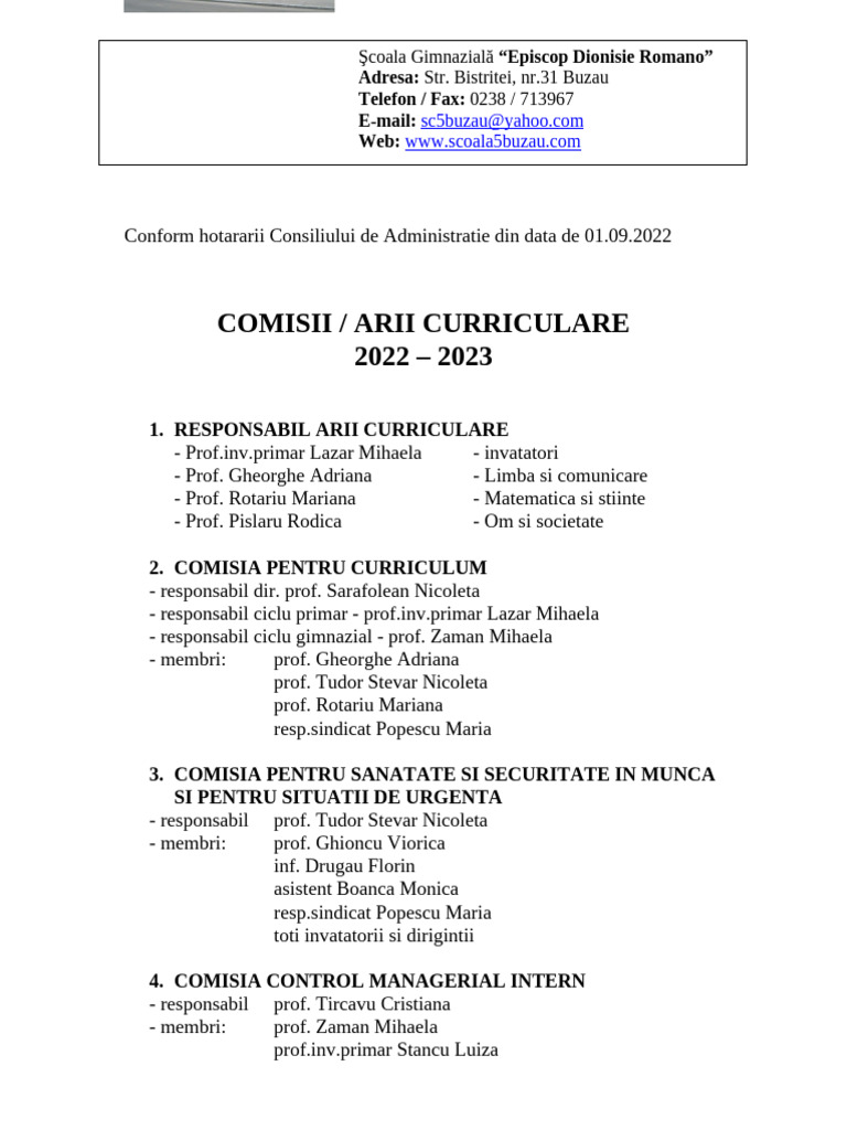 COMISII 2022-2023 | PDF
