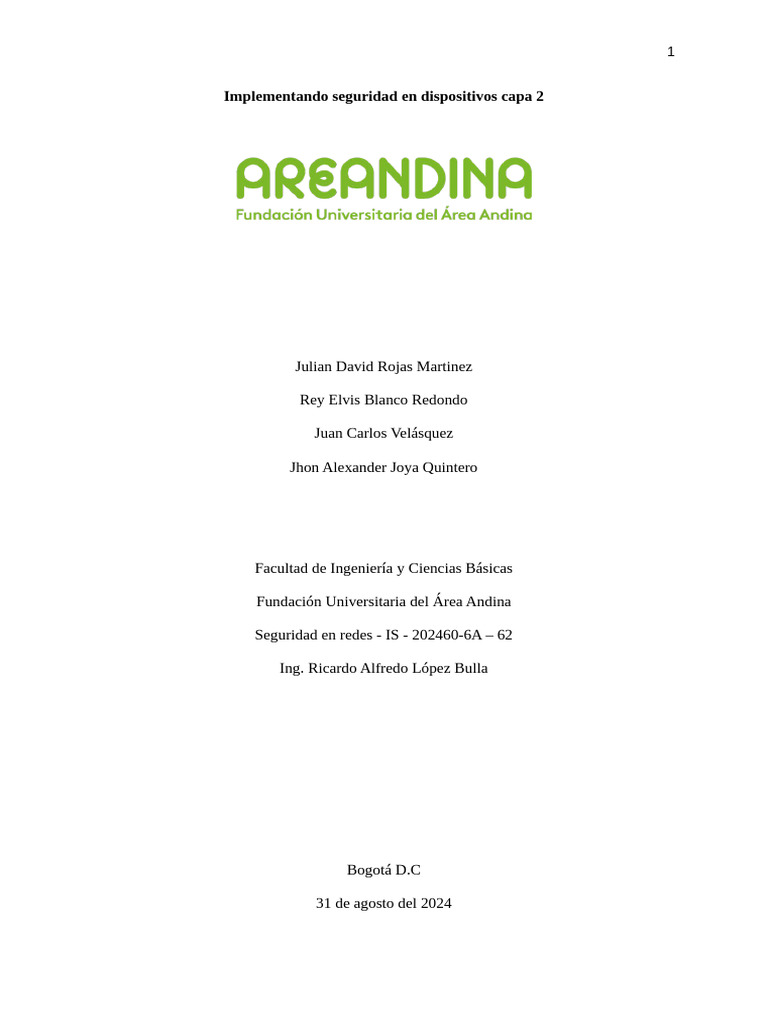 Implementando Seguridad en Dispositivos Capa2 | PDF | Negocios | Tecnología