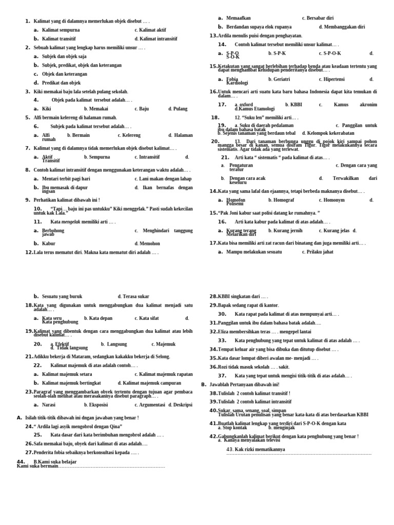 Bin4 PTS1 Kumer | PDF