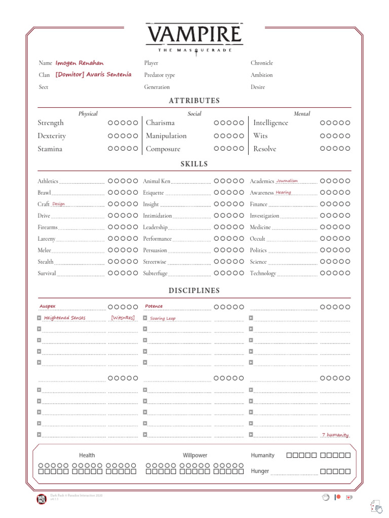 Imogen (2 Pages) | PDF