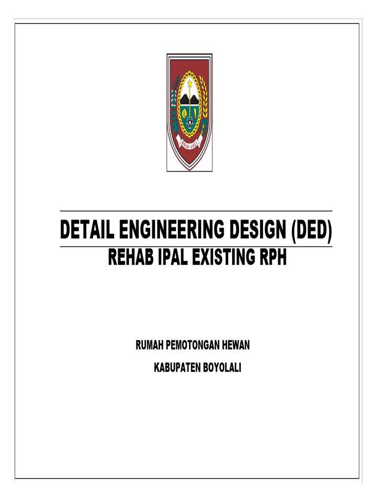 DED REHAB Ipal RPH - 18082024 | PDF