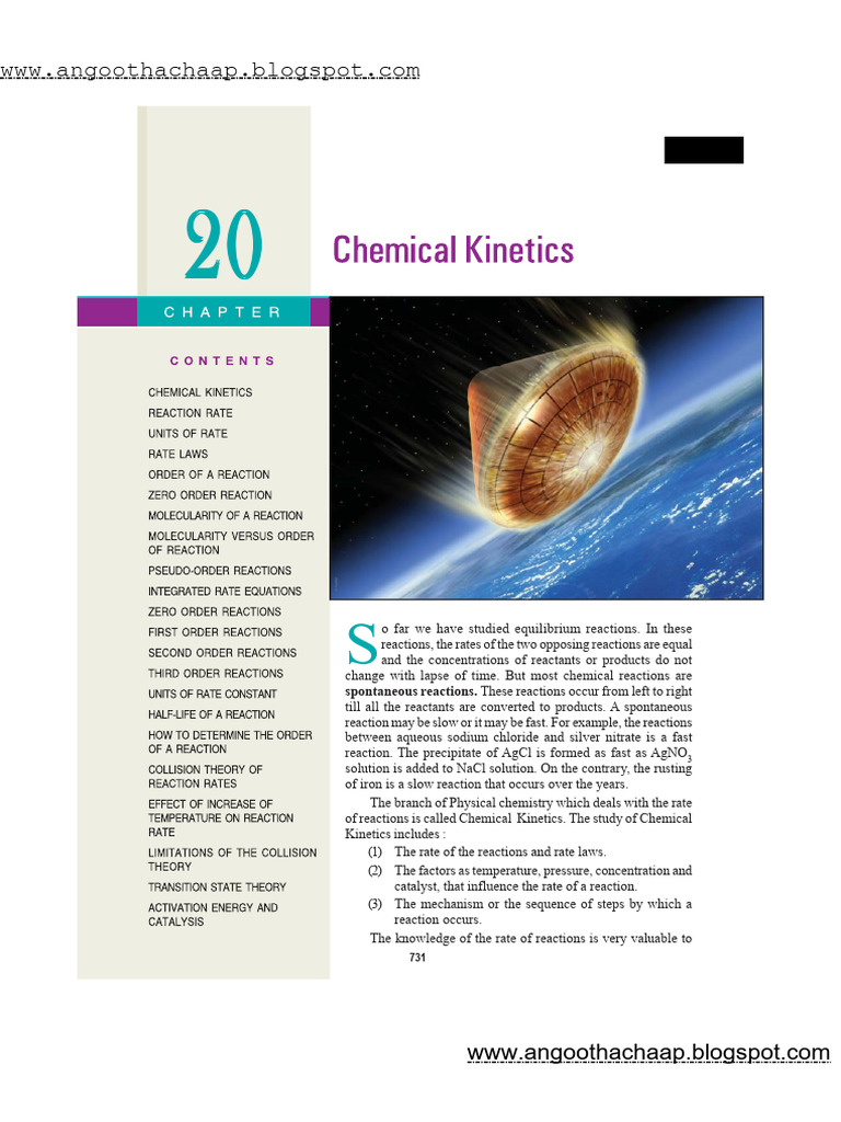 Chemical Kinetics | PDF